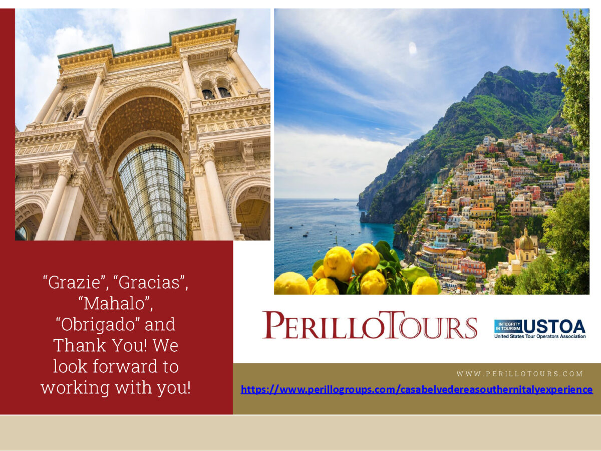 Perillo Tours Presentation 2026 – The Italian Cultural Foundation